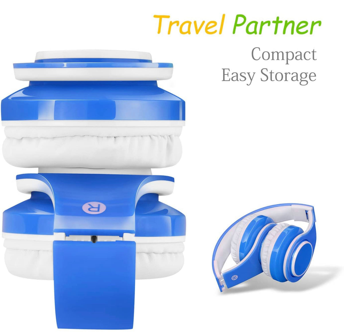 Kids Calming Headphones: Bluetooth Wireless, Volume Limited Children's ...